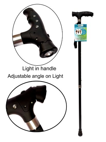 Creativemax. Light Up Handle Black Walking Stick