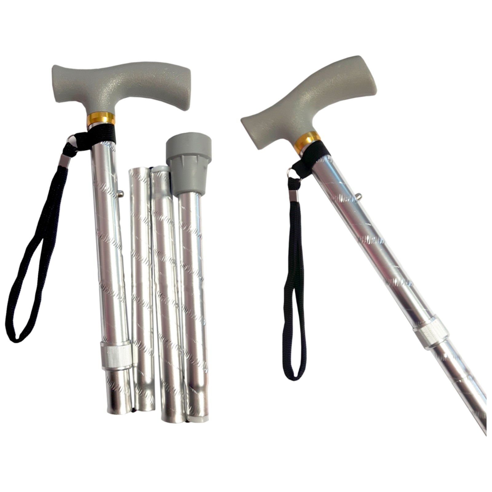 Creative Max. Silver Patterned Walking Stick