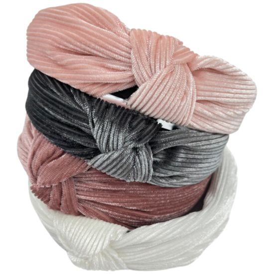 Creative Max. Shimmers - Ridged Twist Knot Alice Band