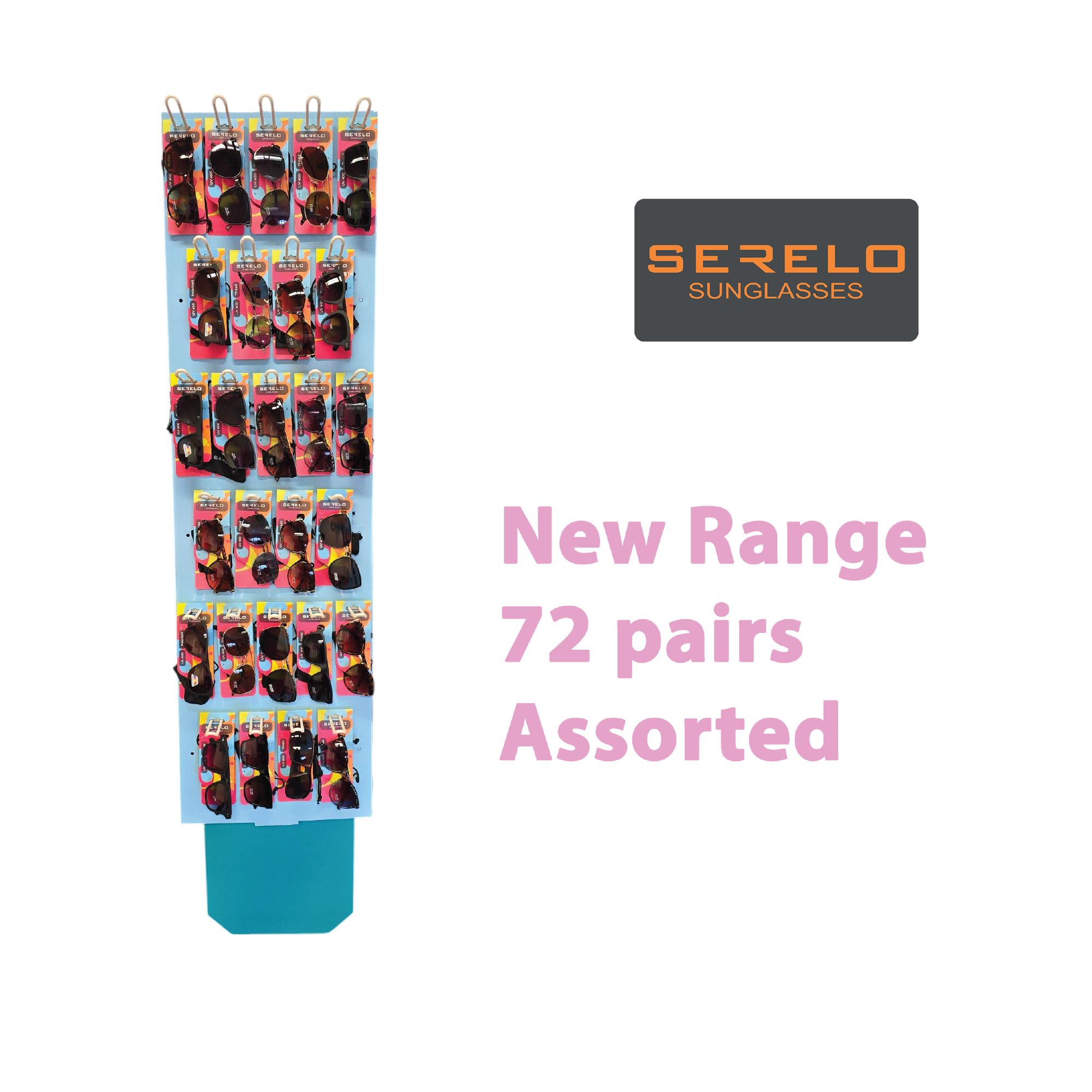 Creative Max. Serelo NEW Sunglasses 72 Assorted pairs